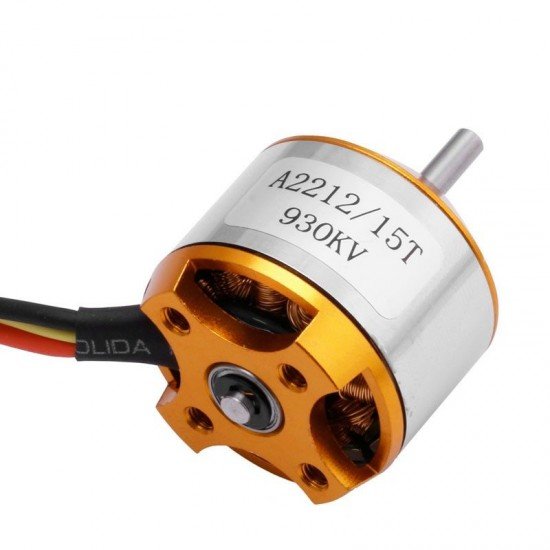 Brushless motor A2212 930KV ORANGE with bracket – Slypro
